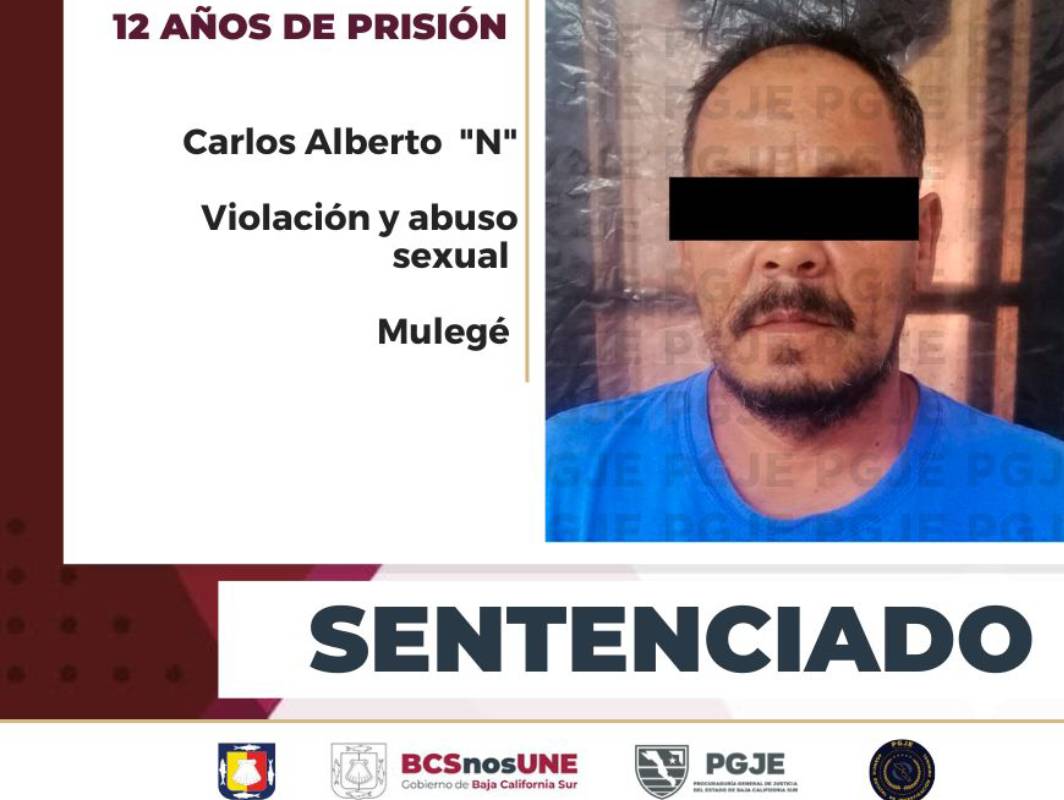 Dan 12 Años De Prisión Contra Culpable De Violación Equiparada Y Abuso